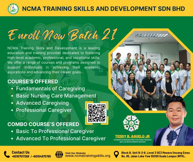 Leading Senior Care & Nursing Training in Kuala Lumpur, Malaysia | NCMA